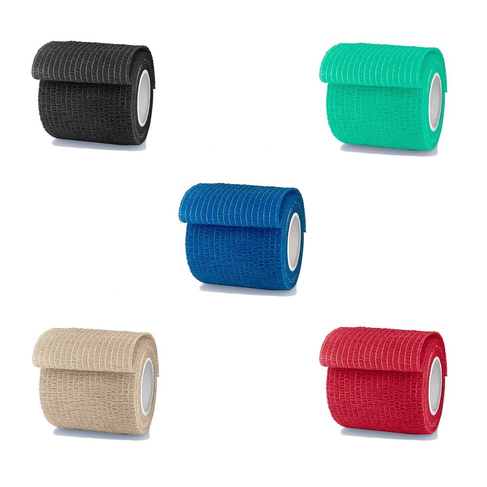 Kit 5 Fitas Bandagem Elástica Adesiva Flexível Atadura 2,5cm - Corre Que Ta Baratinho