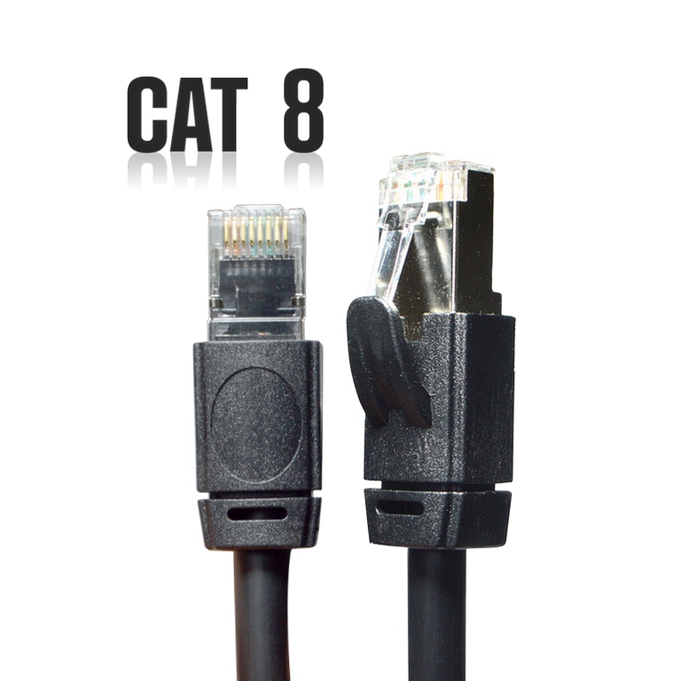 Cabo De Rede Gamer Rj45 Cat8 Internet Fibra 40gbs - 1 Metro | Shopee Brasil