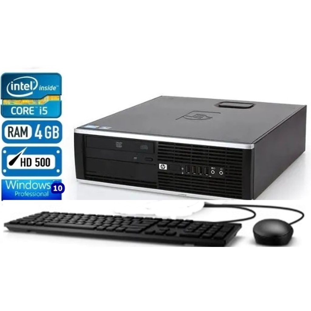 Computador Cpu Hp Compac Elite 8200 Intel i5 4gb Ddr3 500Gb Hdd ...