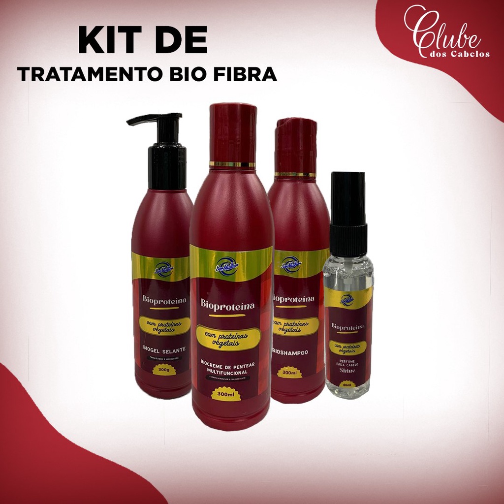 Kit de tratamento Bio Fibra - Envio Imediato | Shopee Brasil