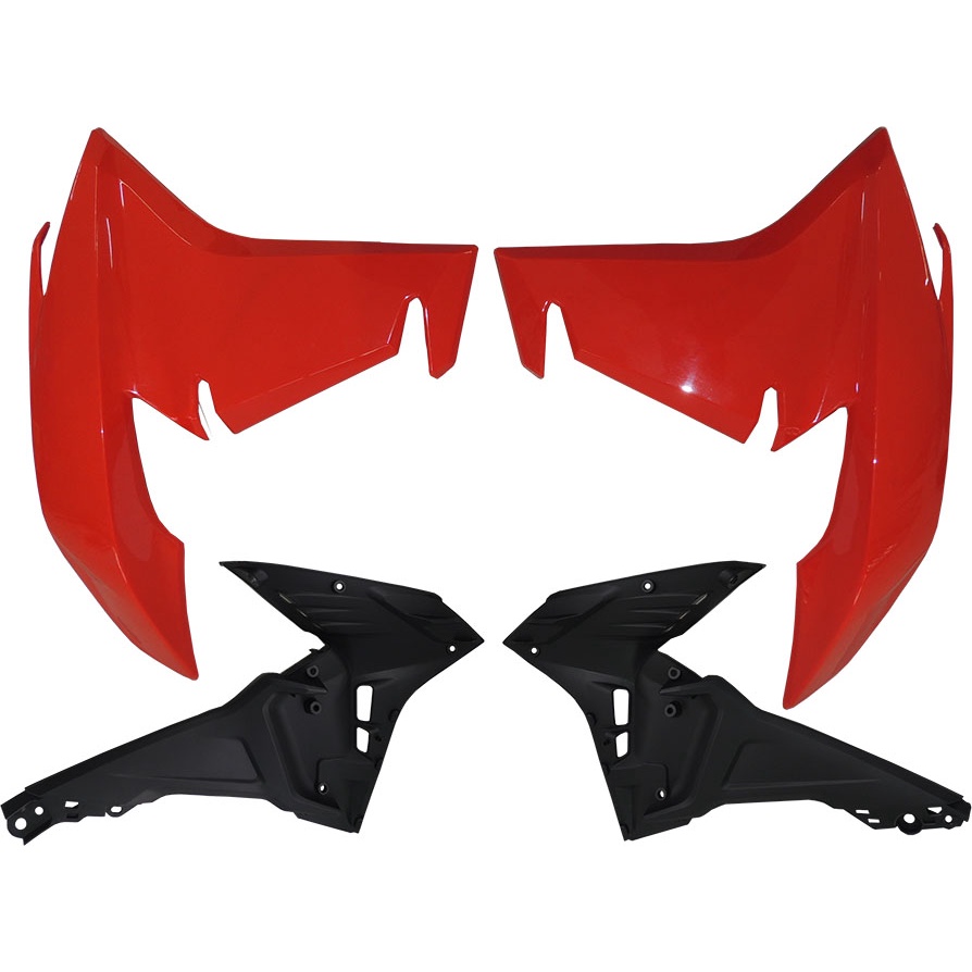 KIT ABA DO TANQUE E COMPLEMENTO INFERIOR NXR BROS160 2022 | Shopee Brasil