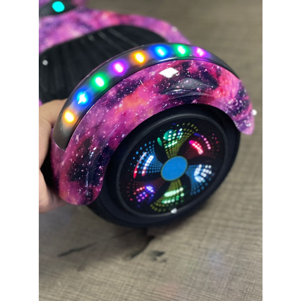 hoverboard overboard infantil skate elétrico 6.5" led bluetooth bateria ...