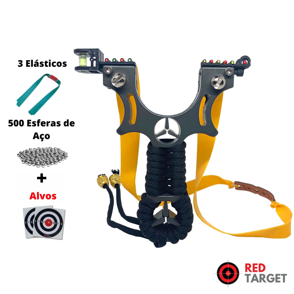 Estilingue Atiradeira Profissional Indicado Camping E Pesca - Escorrega ...