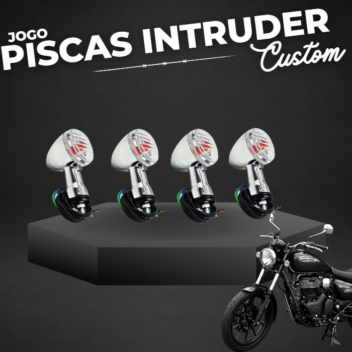 Pisca Seta Intruder 125 Chopper Custom Kansas 150 mirage - Faz a Boa!