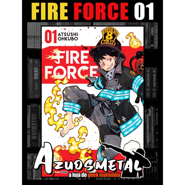 Fire Force - Vol. 1 [Mangá: Panini] | Shopee Brasil