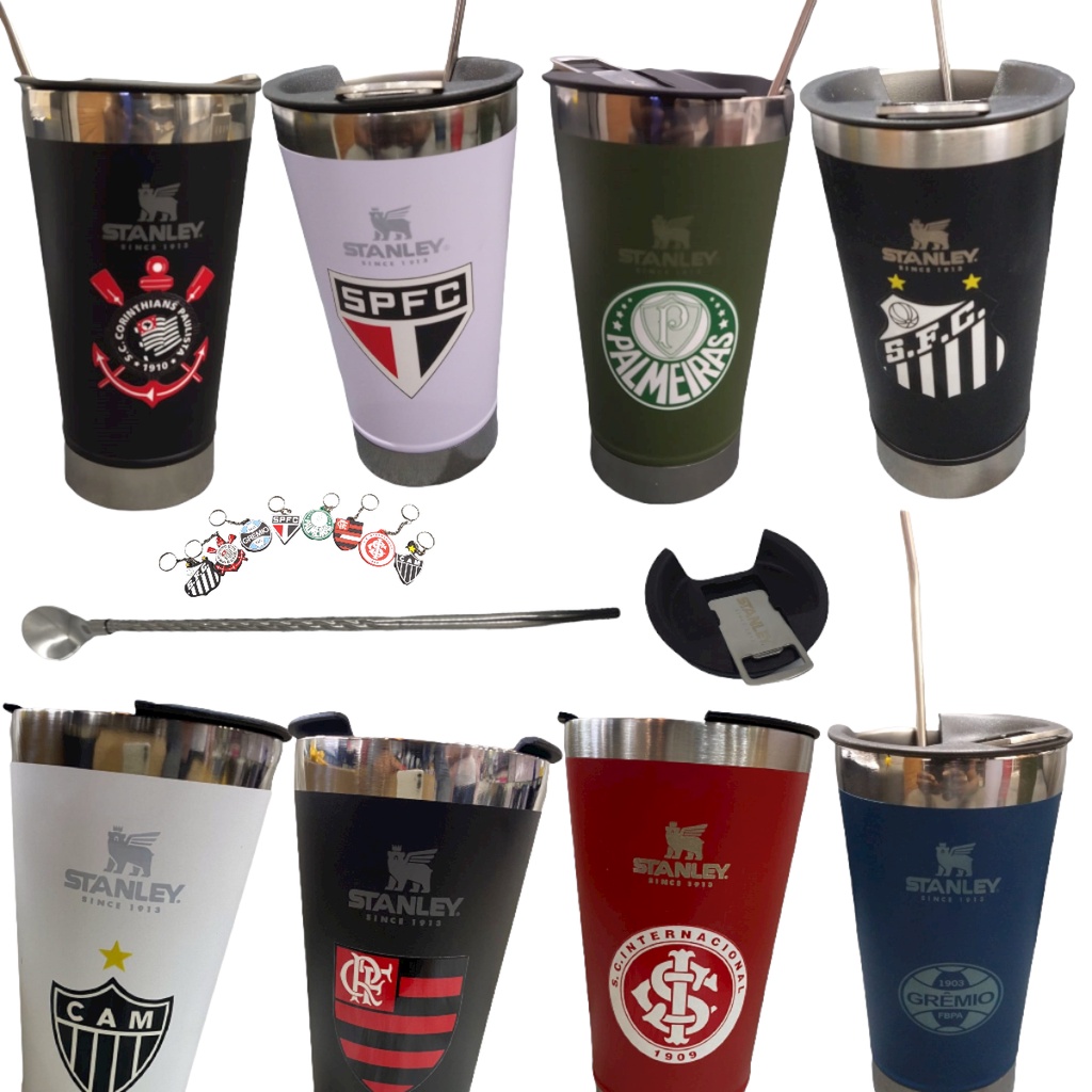 Copo Térmico Stanley Inox cerveja time/futebol/copa do mundo ...