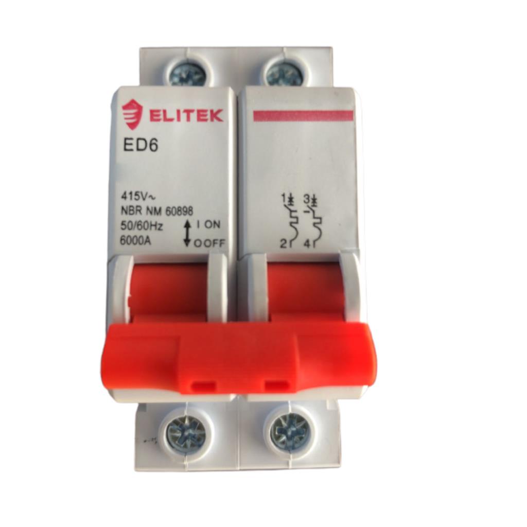 Disjuntor Bipolar Duplo 6a,10a,16a, 20a ,25a,32a,40a,50a,63a | Shopee Brasil