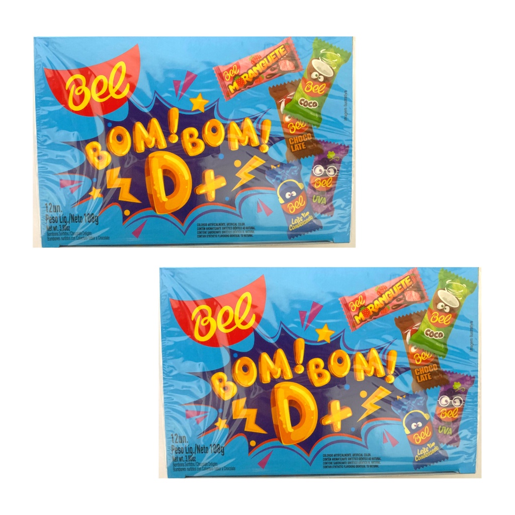 Kit 2 caixas de bombom bel 108g cada | Shopee Brasil