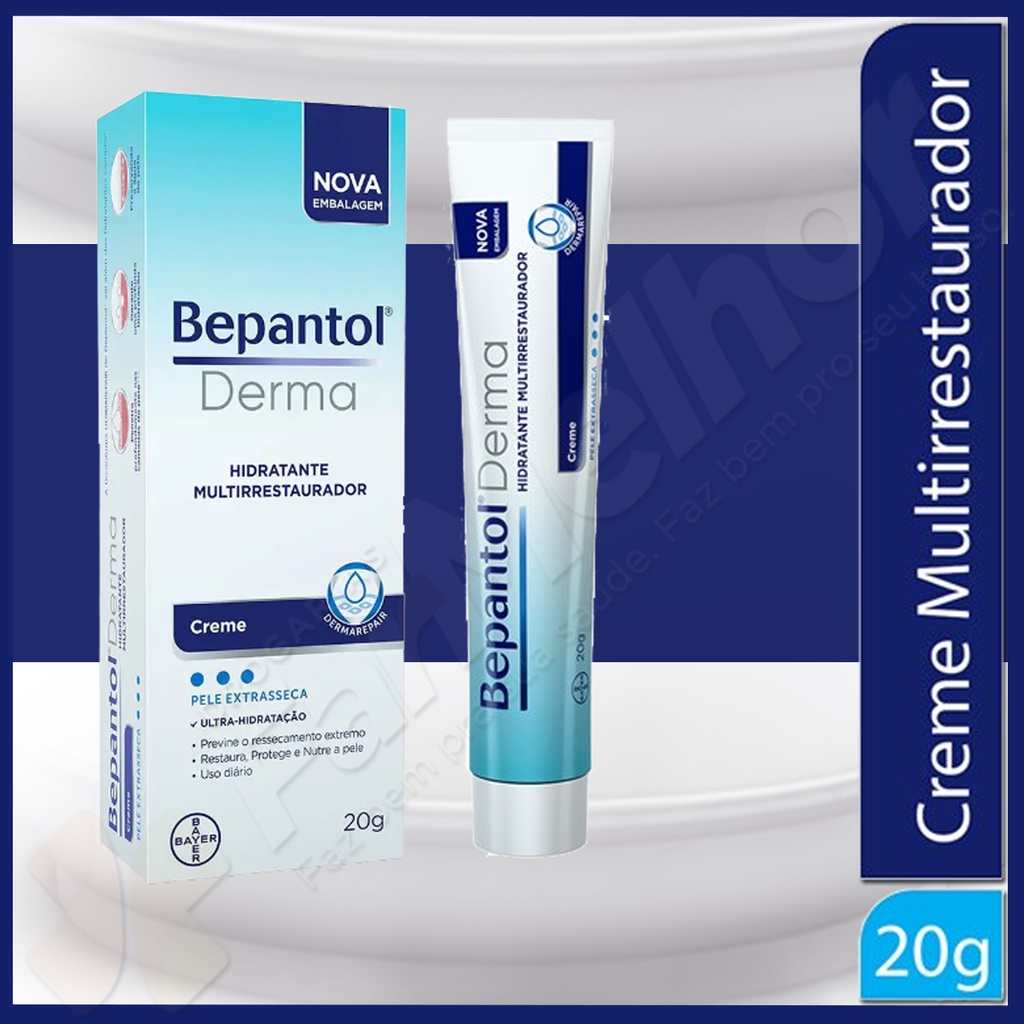 Bepantol Derma Creme Hidratante Multirrestaurador 20g | Shopee Brasil
