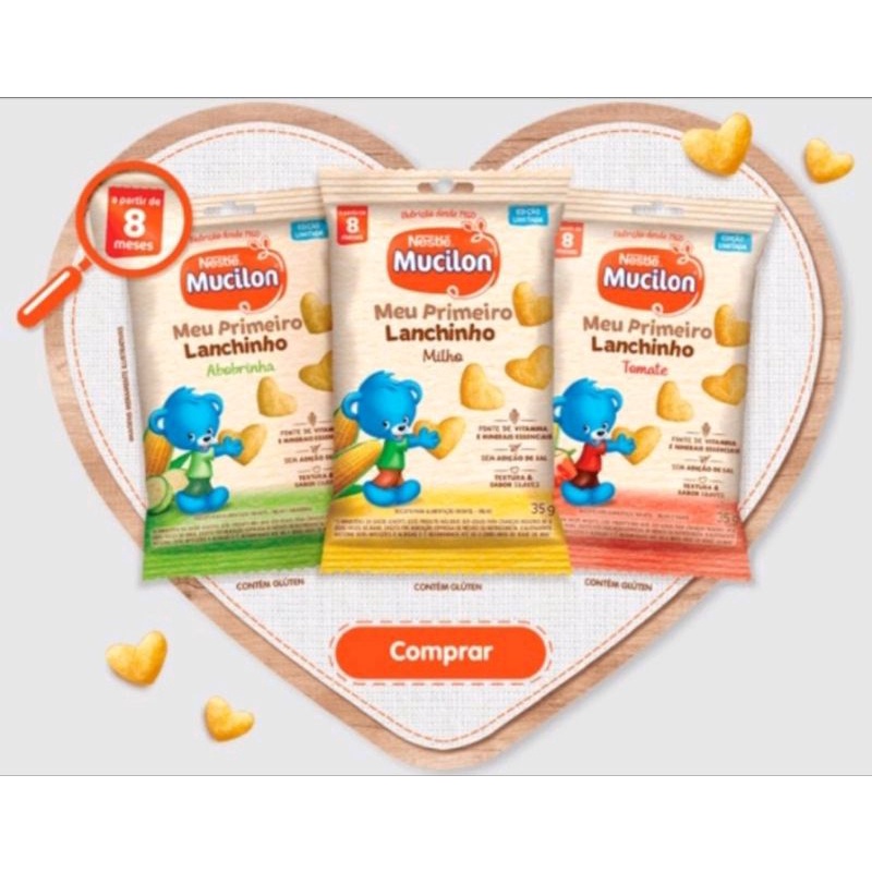 Kit 12 Pacotes Meu Primeiro Lanchinho Mucilon Nestle Sortidos | Shopee ...