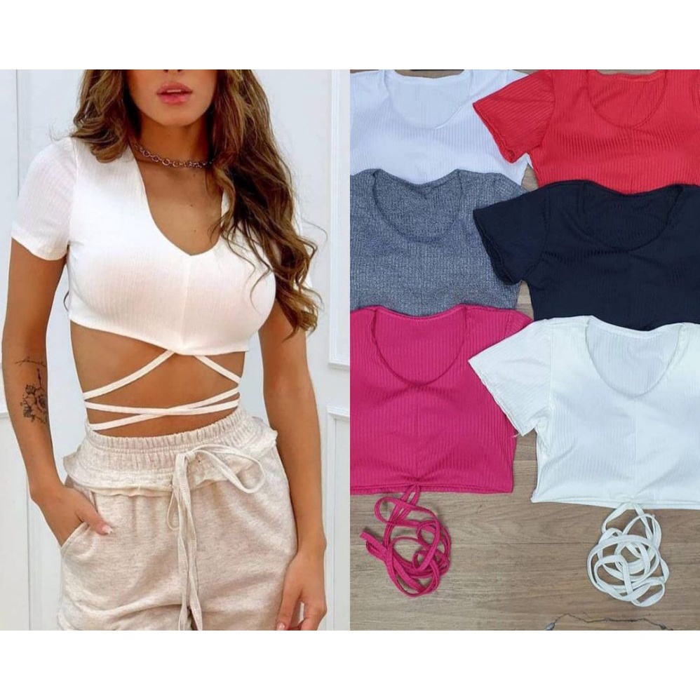 Cropped Modelo Gringa | Shopee Brasil