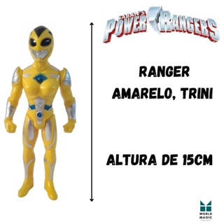 Kit Com 5 Bonecos Power Rangers Articulados Com Luz e 15cm de Altura ...