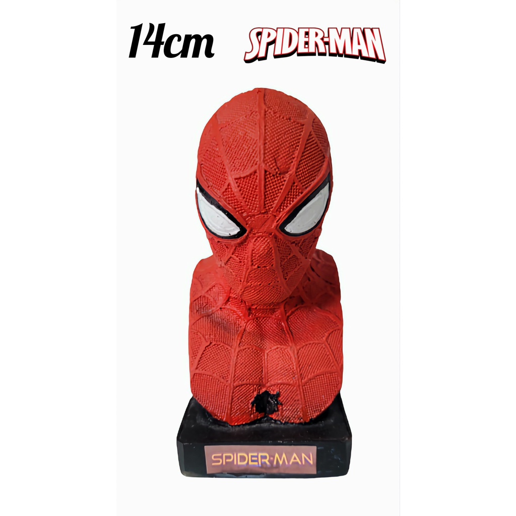 Spider Man Homem Aranha Marvel Busto Action Figure Colecionavel ...