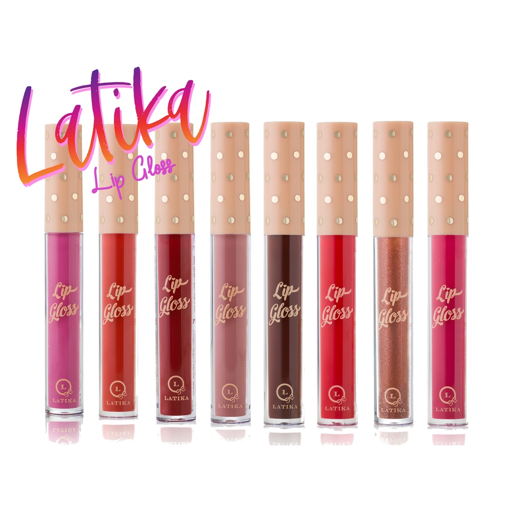 Batom Latika Lip Gloss - Escolha sua cor | Shopee Brasil