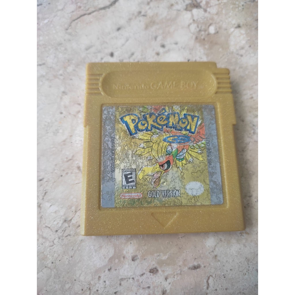 Pokemon Gold Nintendo Game Boy Color Salvado Original - Escorrega o Preço