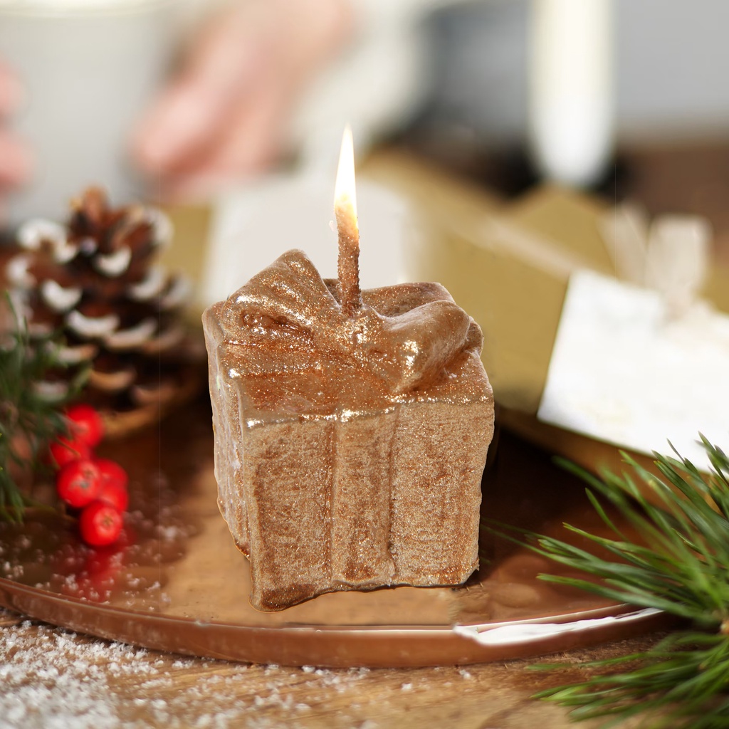 Vela Natalina Presente Mini | Shopee Brasil