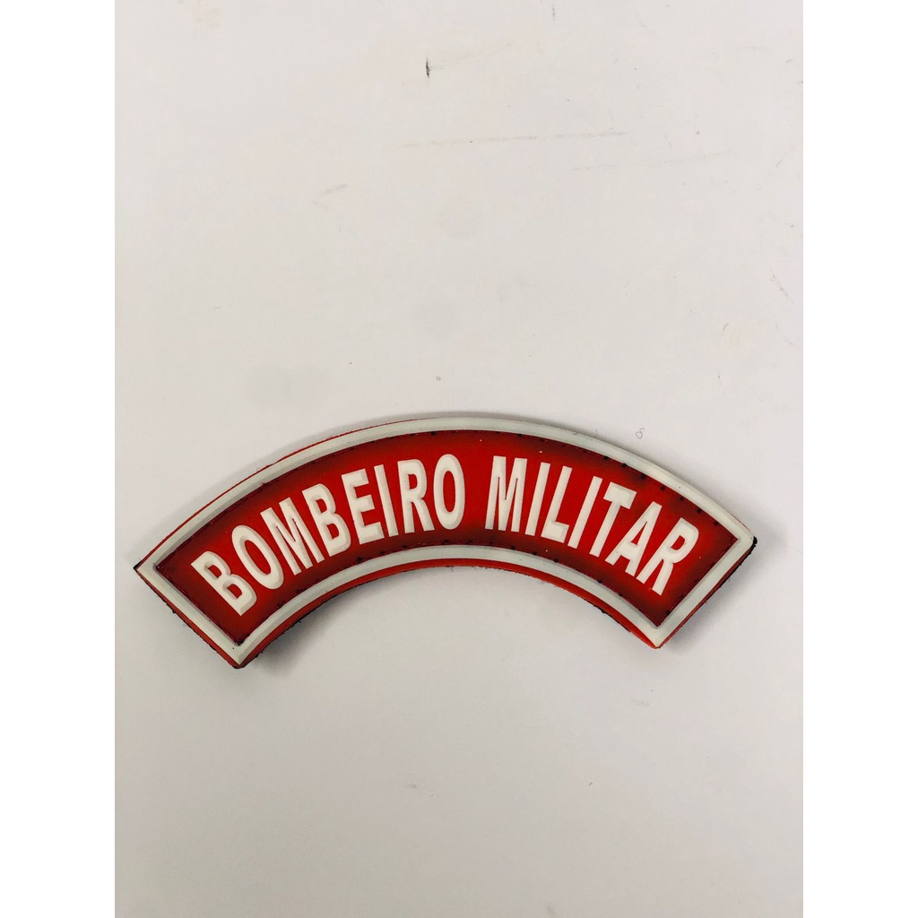 Patch Emborrachado Bombeiro Militar | Shopee Brasil