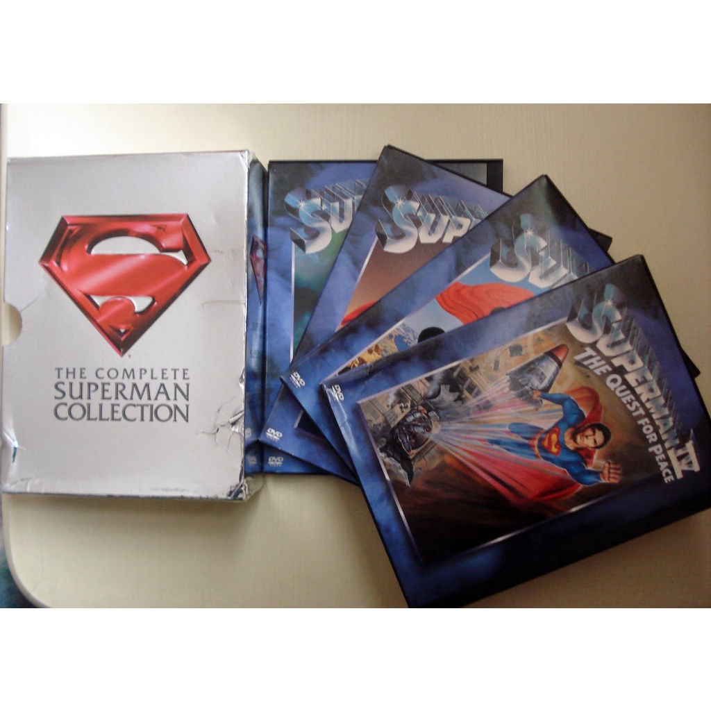 Superman The Complete Collection ( Box DVD Importado 4 Filmes ...