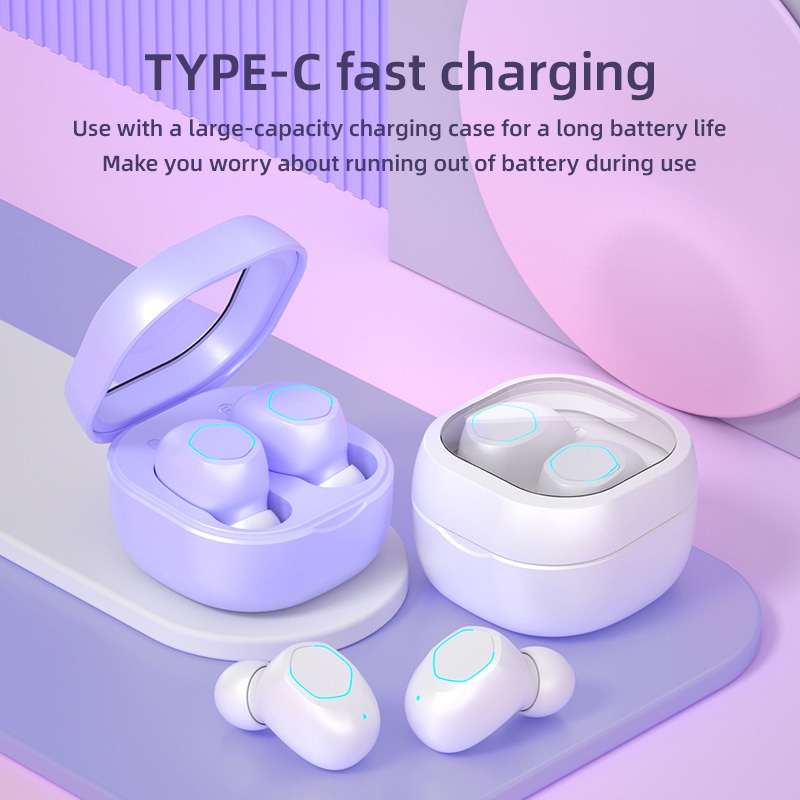 Fones De Ouvido Bluetooth Originais TWS M21 Mini Sem Fio Redução De ...