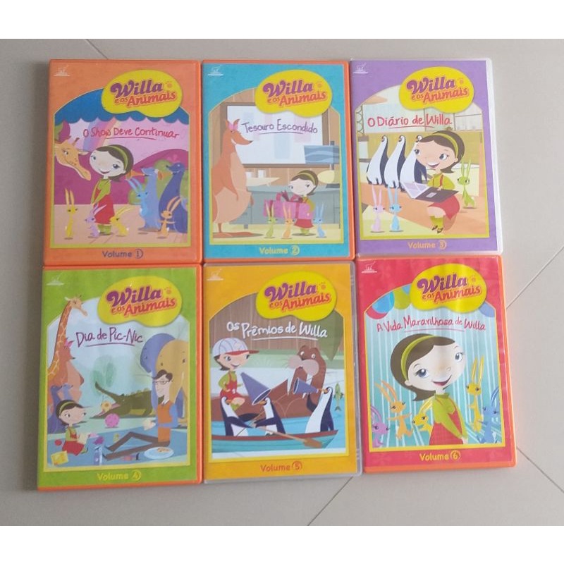 Willa e os Animais - Kit com todos os DVDs | Shopee Brasil