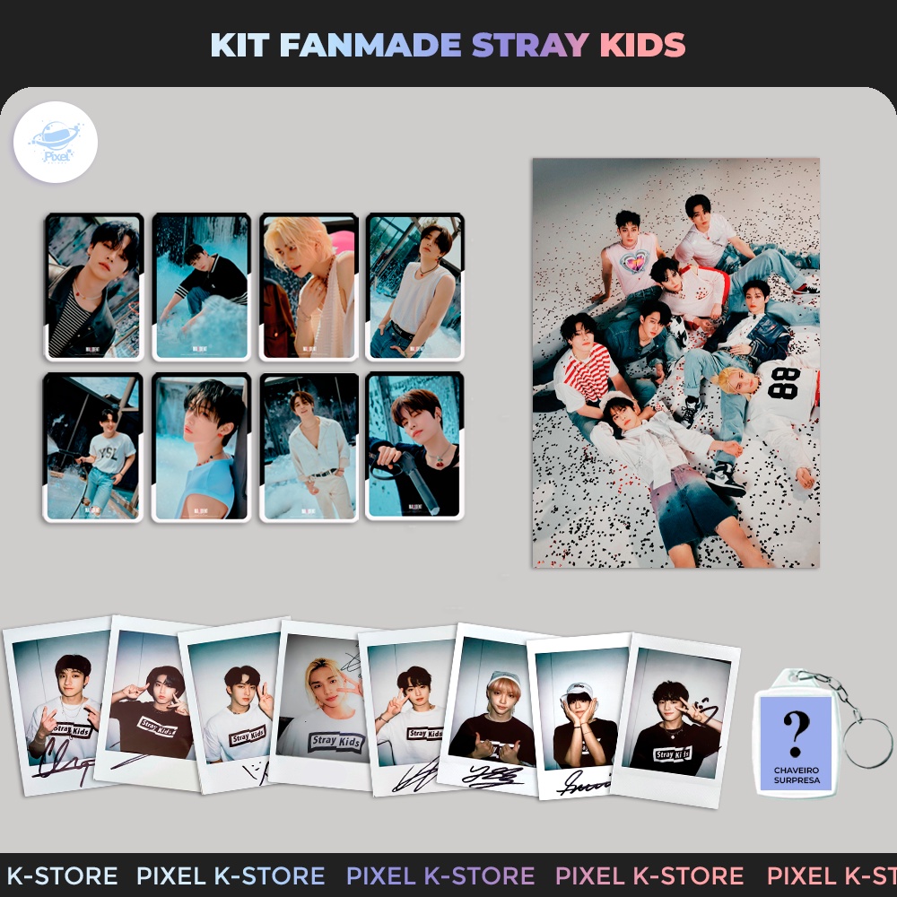 Kit fanmade - Stray Kids | Shopee Brasil