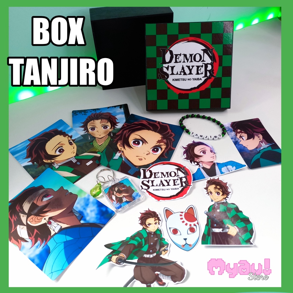 Box Personalizada Tanjiro Kamado anime Demon Slayer 1 pulseira - 1 ...