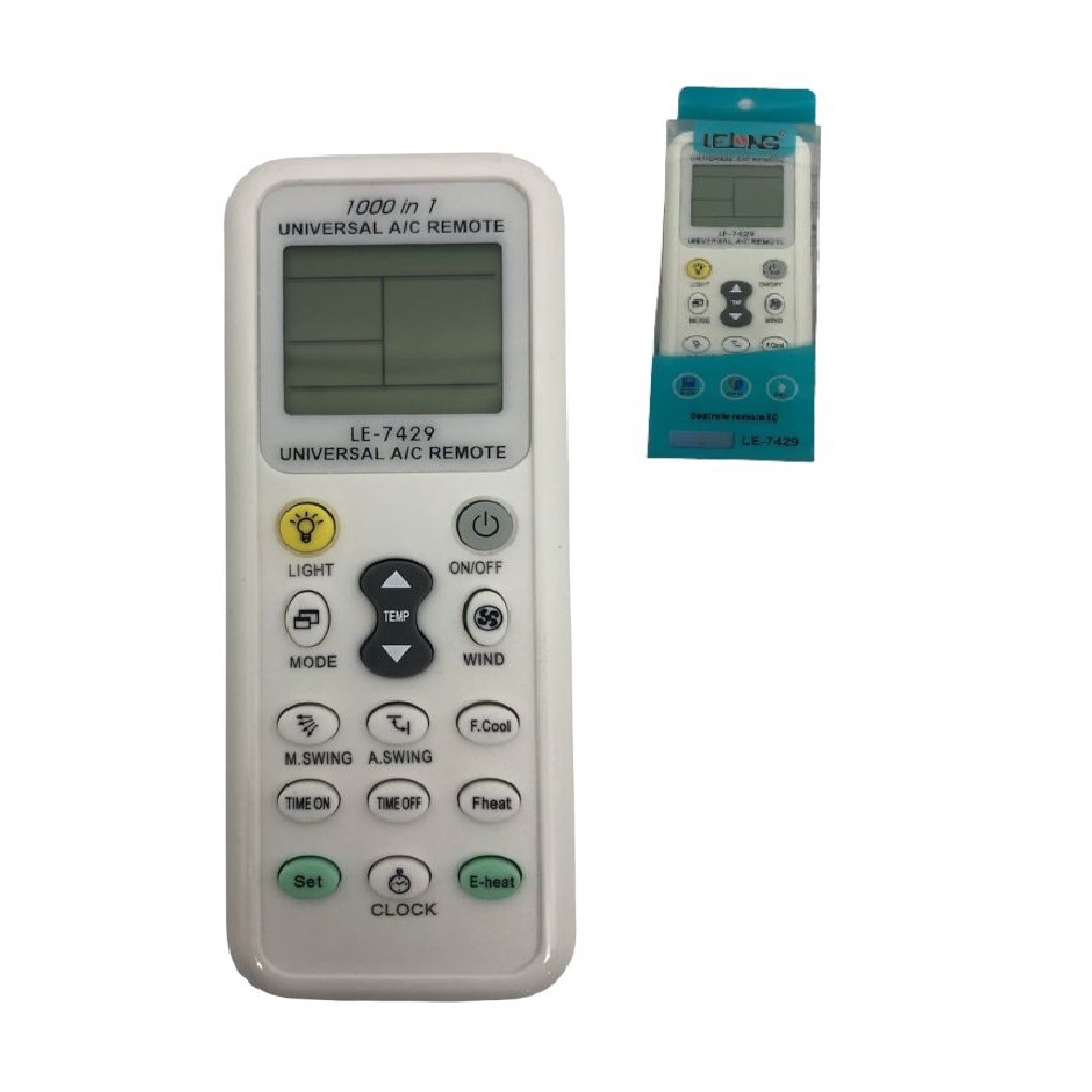 Controle Remoto Universal Ar Condicionado Split Le-7429 | Shopee Brasil