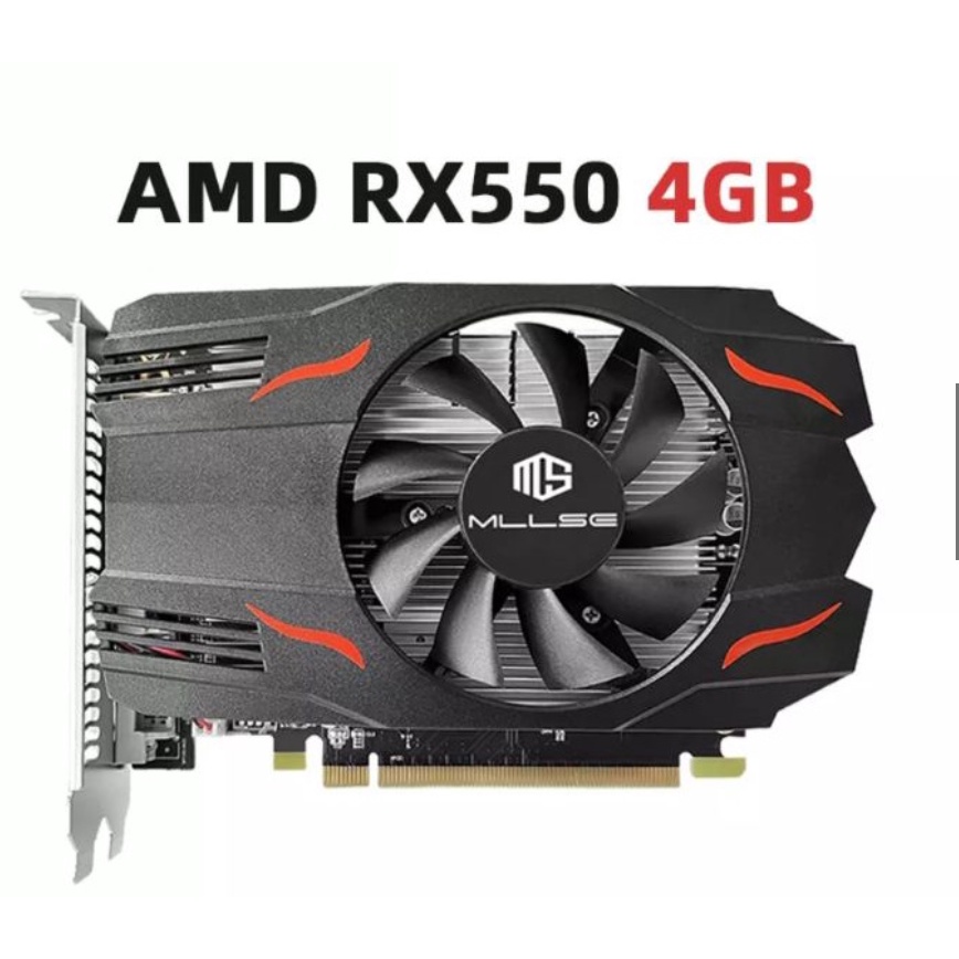 (Pronta entrega correios) 🇧🇷Placa de Video RX 550 AMD 4gb 128bits GDDR5 ...