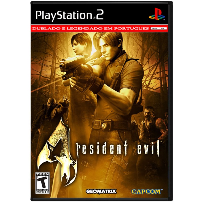 Resident Evil 4 Dublado e Legendado em Português PS2 jogo Patchs REPRO ...