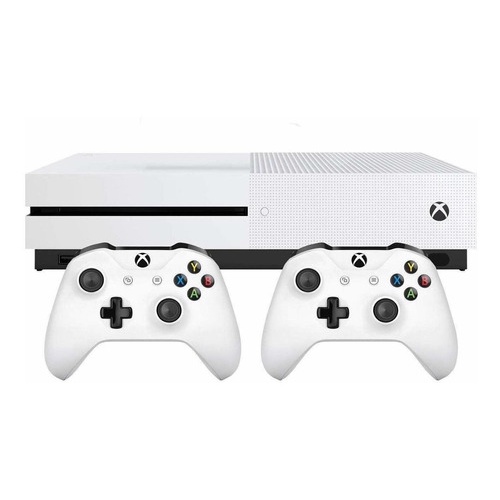 Microsoft Xbox One S 1tb Two-controller Bundle Cor Branco | Shopee Brasil