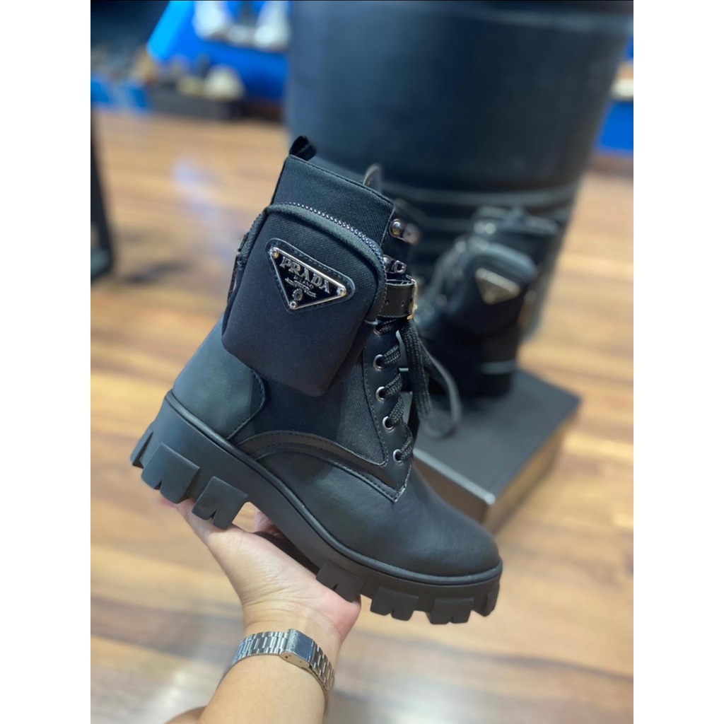 Bota Prada Monolith em couro Pronta entrega | Shopee Brasil