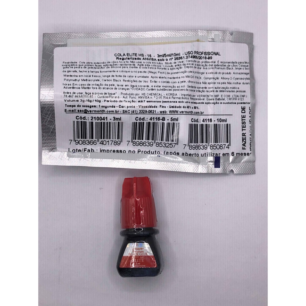 Cola Elite HS16 com ANVISA - 3ml | Shopee Brasil