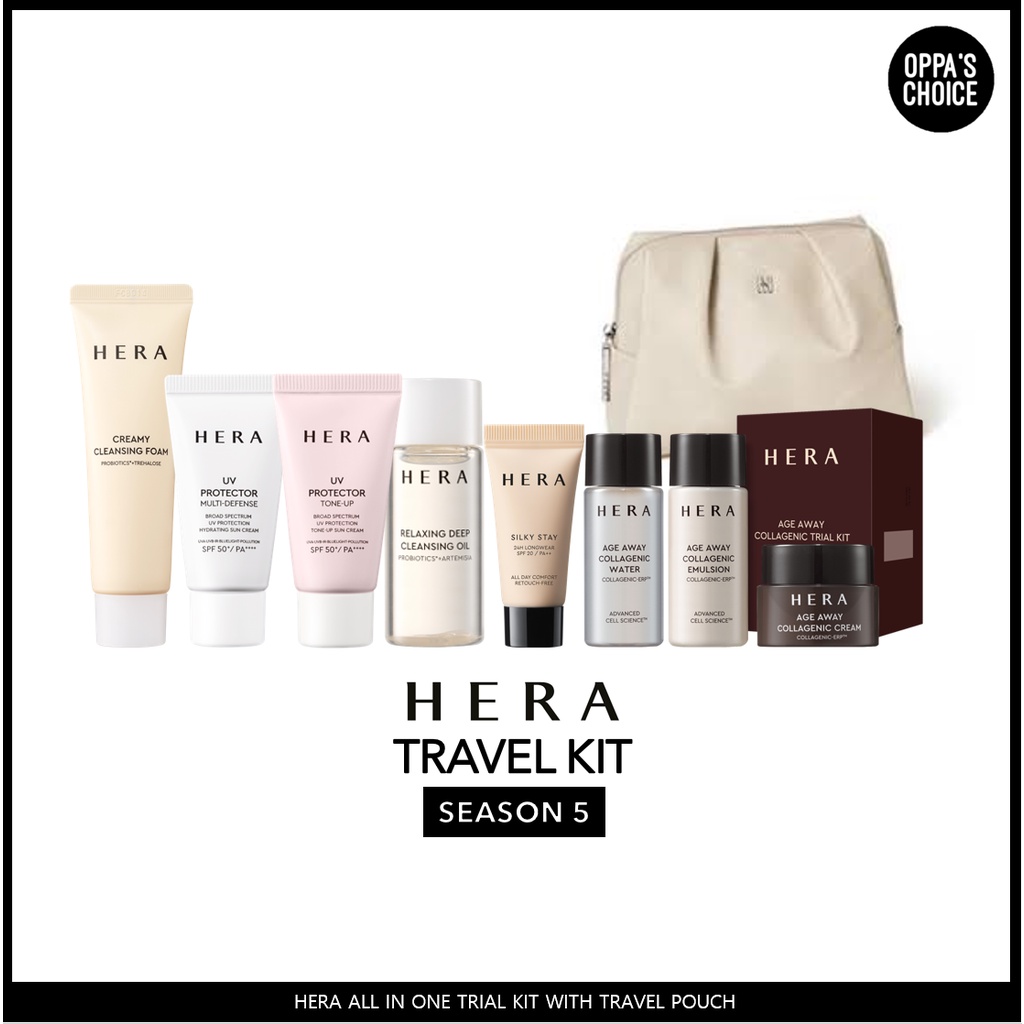 KIT DE VIAGEM HERA TEMPORADA 4 (com bolsa de viagem HERA) | Shopee Brasil