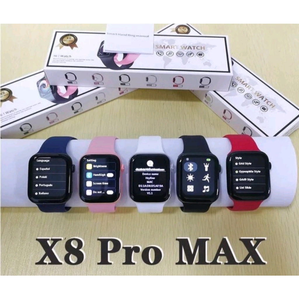 Smartwatch x8 PRO Max tela infinita Lançamento 2022 - Escorrega o Preço