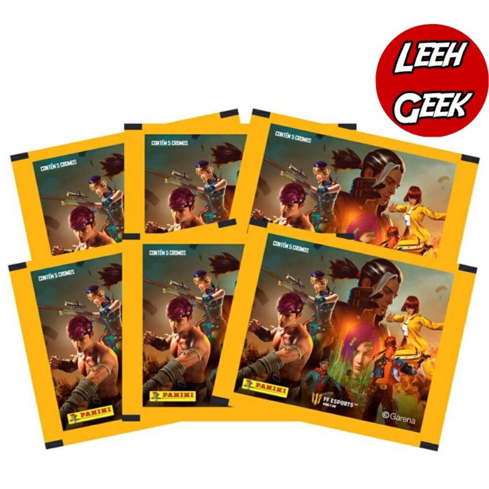 Pacotinho Free fire album panini unidade | Shopee Brasil