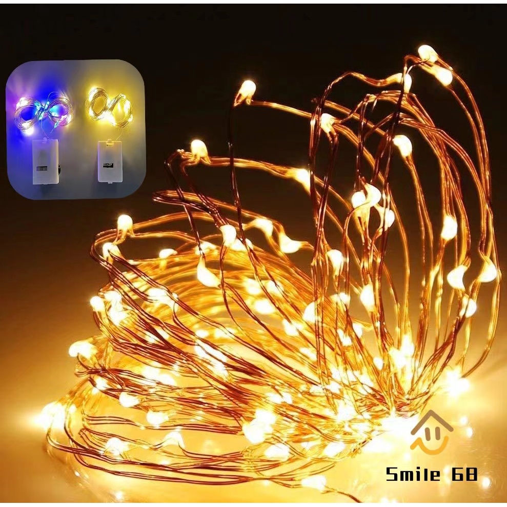Fio De Fada Led Luz Pisca Pisca Enfeites De Natal E Festa | Shopee Brasil