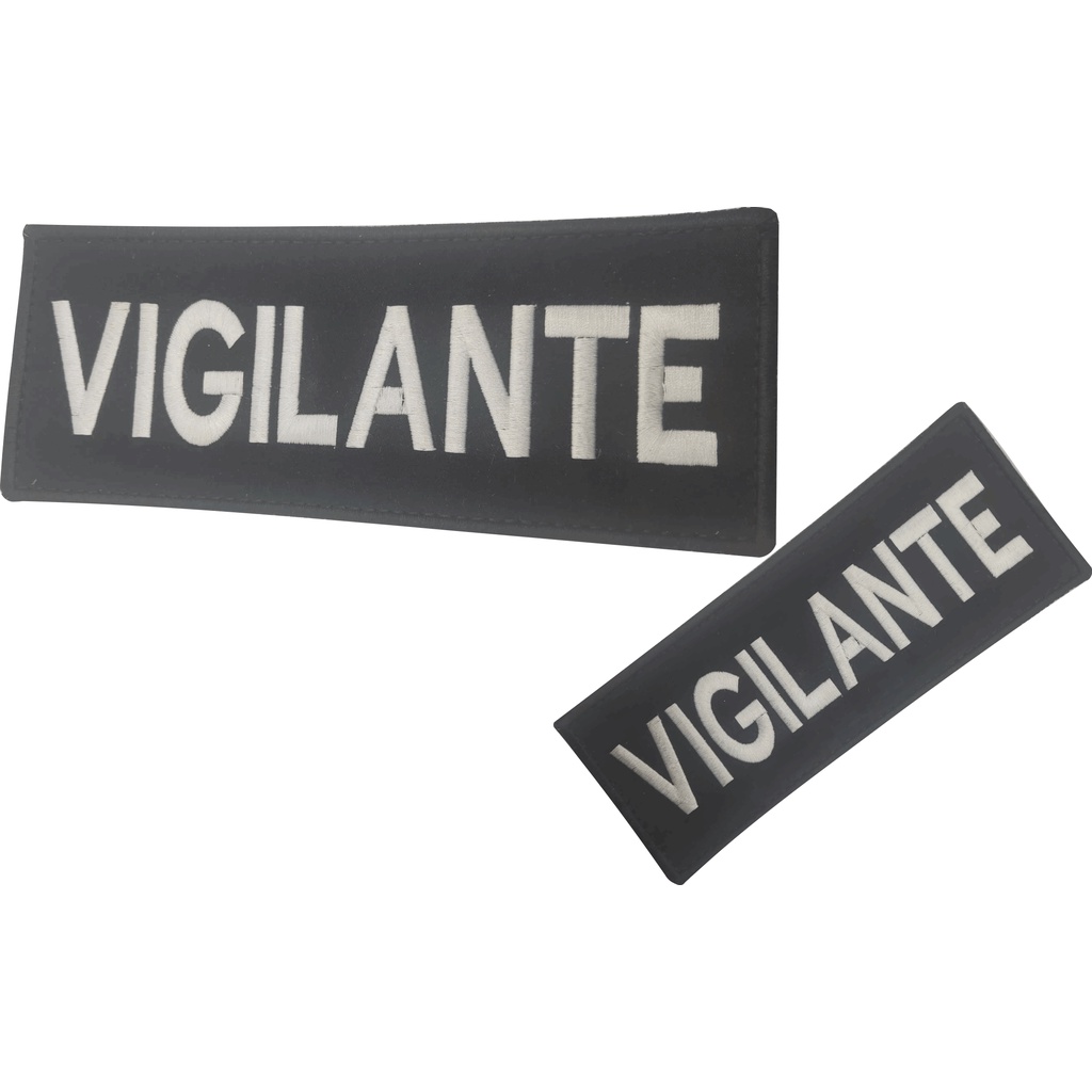 Patch Bordado Vigilante 20x8 | Shopee Brasil
