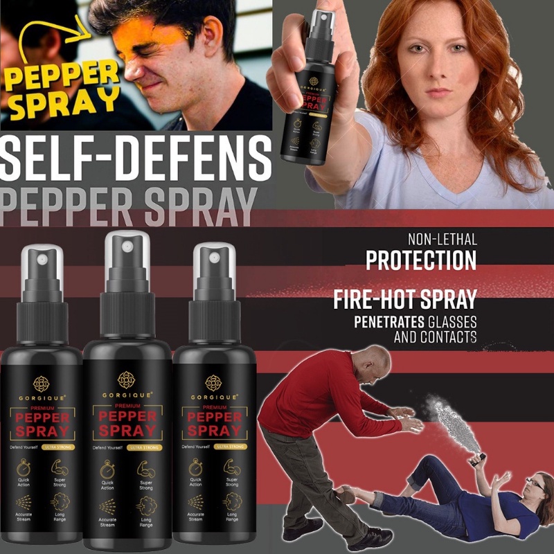 Spray Pimenta De Bolso 40ml Defesa Pessoal Guarda Vigilante - Escorrega ...