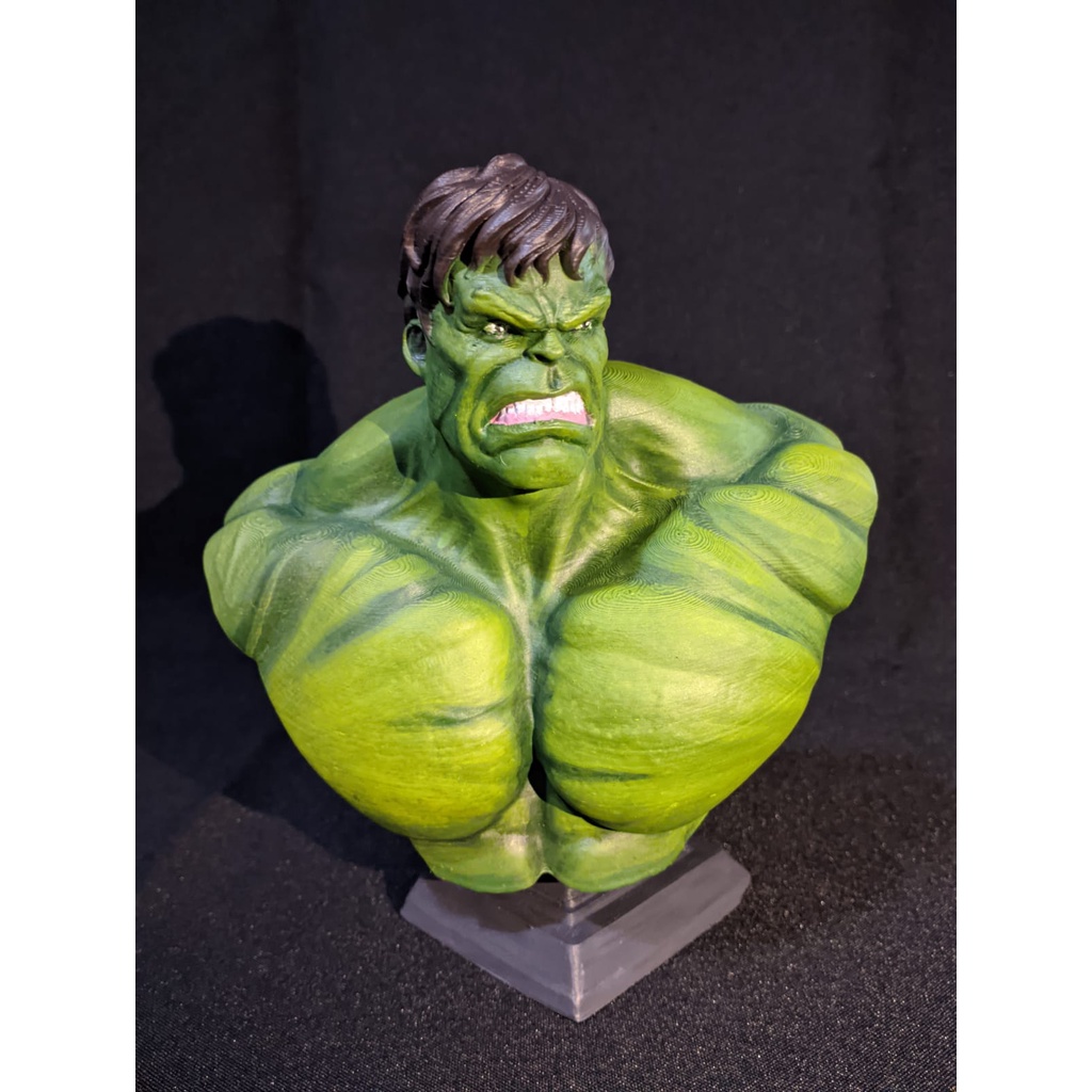 Busto Hulk 20cm - Feito em impressora 3D | Shopee Brasil