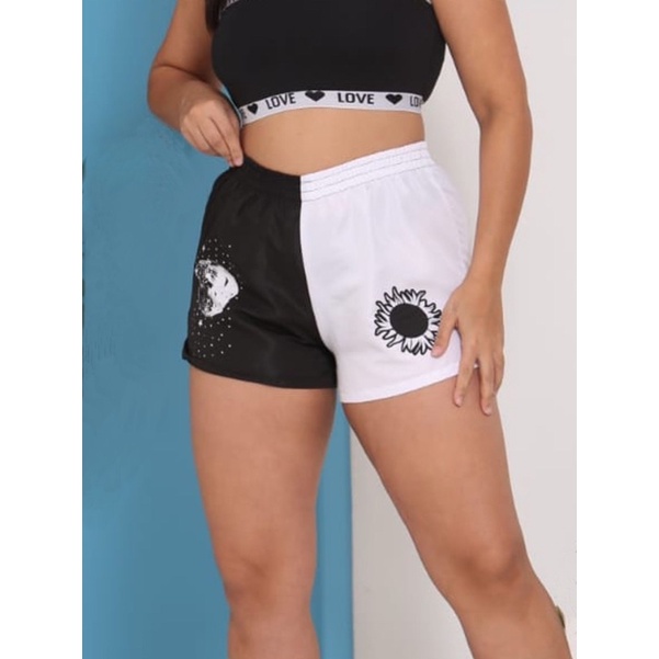 Shorts Lua e Sol Bicolor | Shopee Brasil