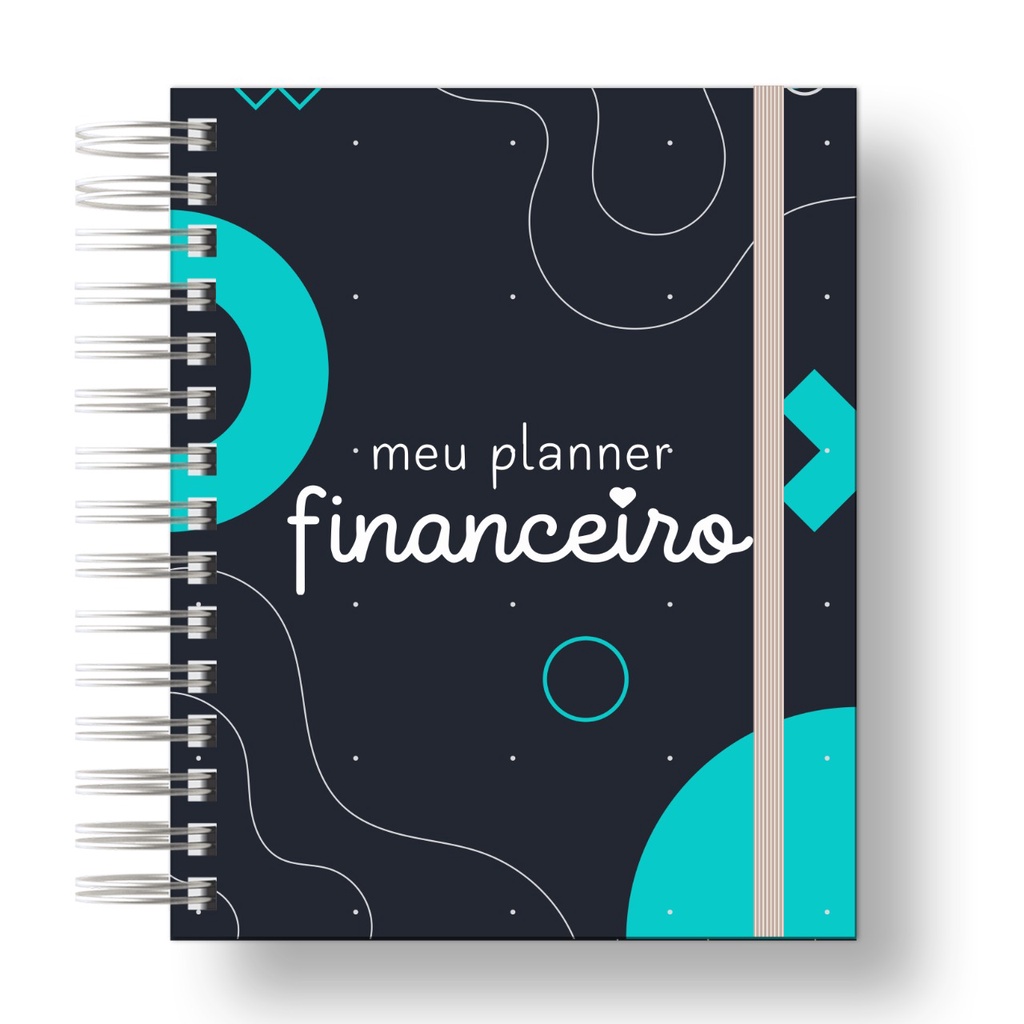 Planner Financeiro 2023 Black azul/Controle Financeiro/Organizador ...