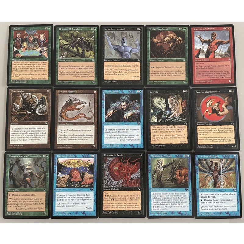 Carta de Magic Antiga: Edição Tempestade Ler o Anúncio | Shopee Brasil