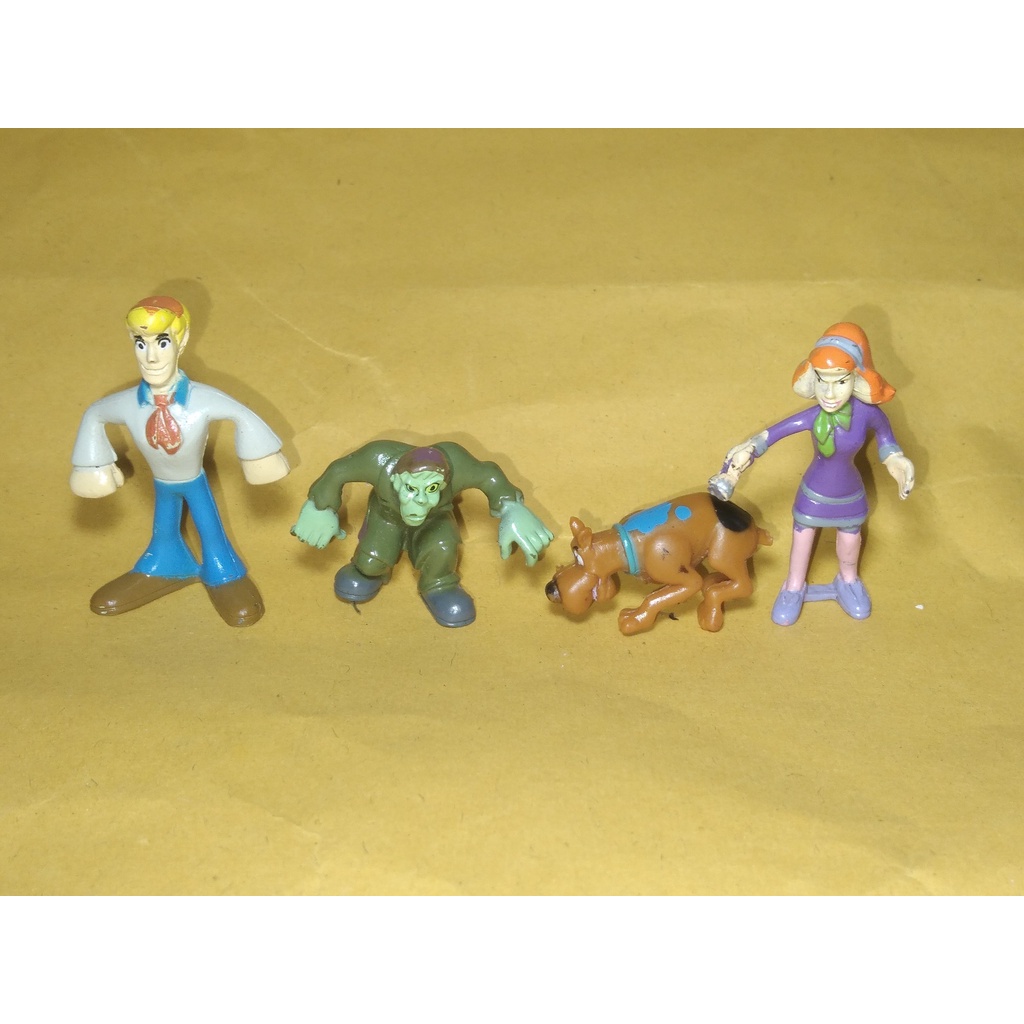 4 Mini Figuras Scooby Doo | Shopee Brasil