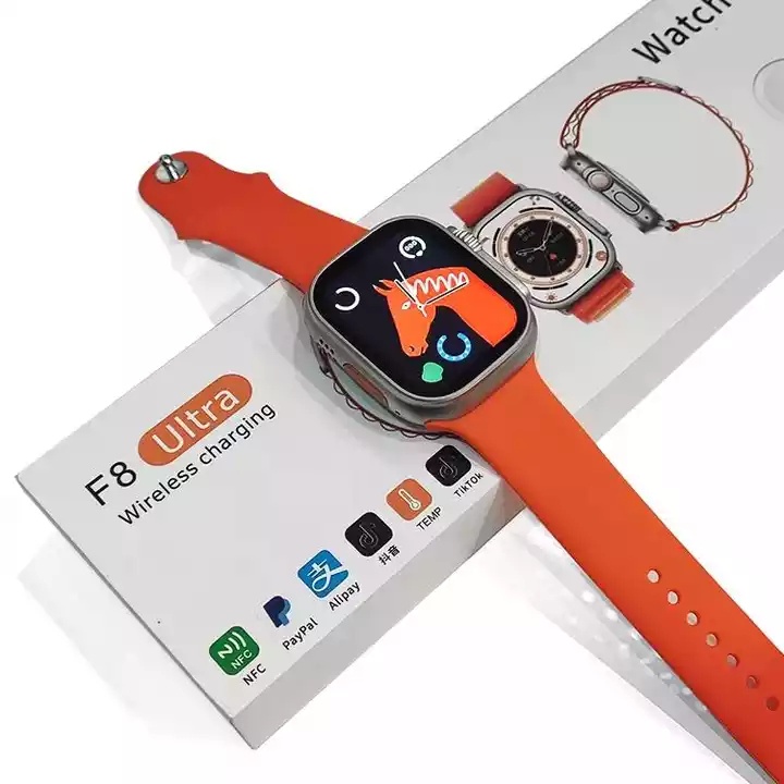 Smartwatch IWO F8 ULTRA 8 Sem Fio Carregamento Bluetooth Chamada NFC ...