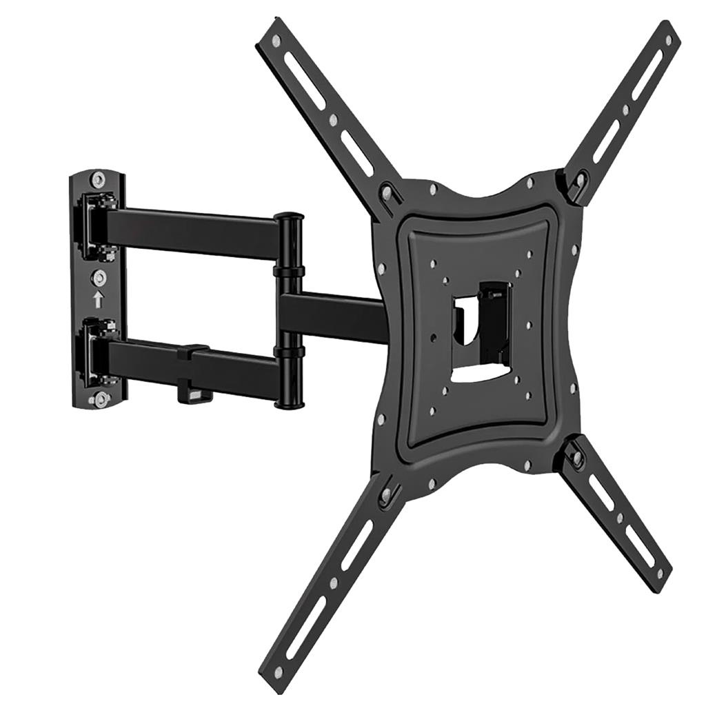 Suporte Tv Parede Braco Longo de 42cm Tri Articulado Com Inclinacao Ate ...