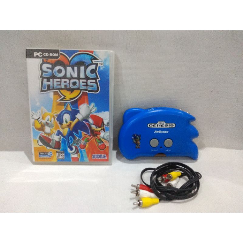 Kit Sonic jogo para PC duplo e vídeo game em forma de sonic - Escorrega ...