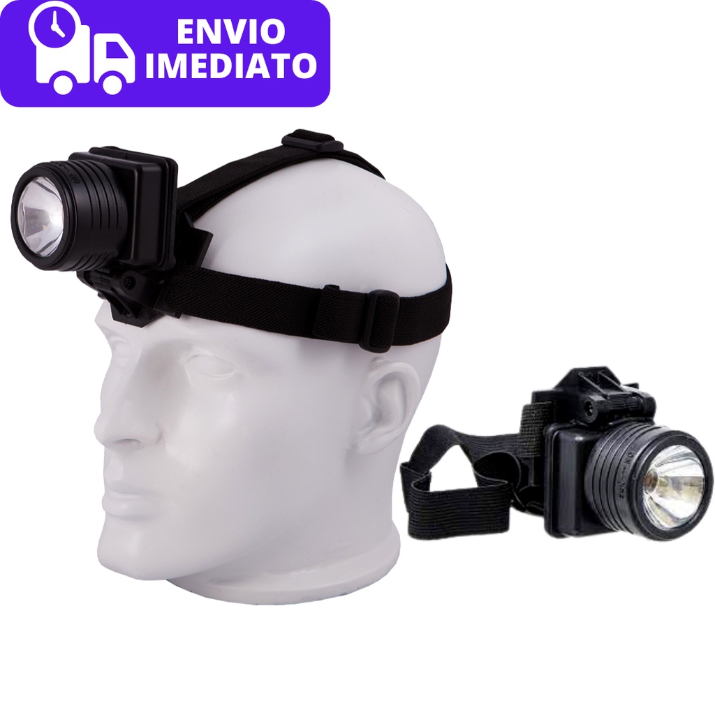 Lanterna de Cabeça Testa 12 Leds Ajustável Carbografitte Original ...