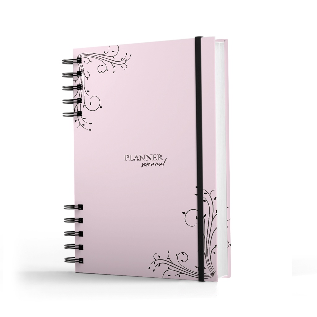 Planner Semanal Com Capa Dura - Permanente - Escorrega o Preço