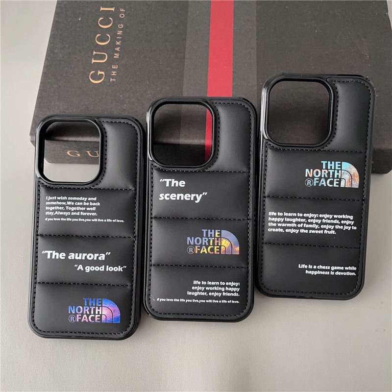 The North Face iPhone 11 12 13 14 PRO MAX iPhone14 iPhone14Pro Moda A Capa Flexível De Jaqueta ...