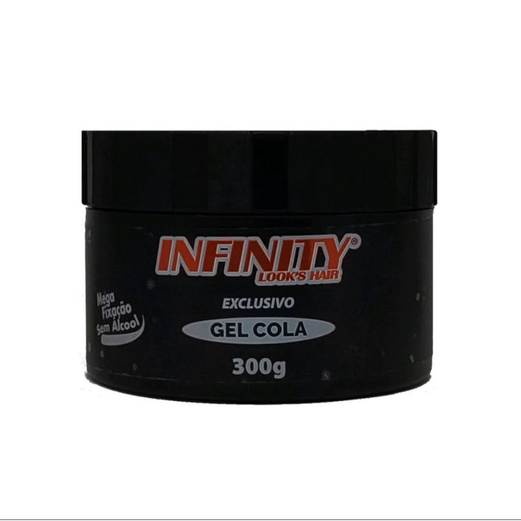KIT 10 GEL COLA EXCLUSIVO 300G INFINITY LOOKS HAIR | Shopee Brasil